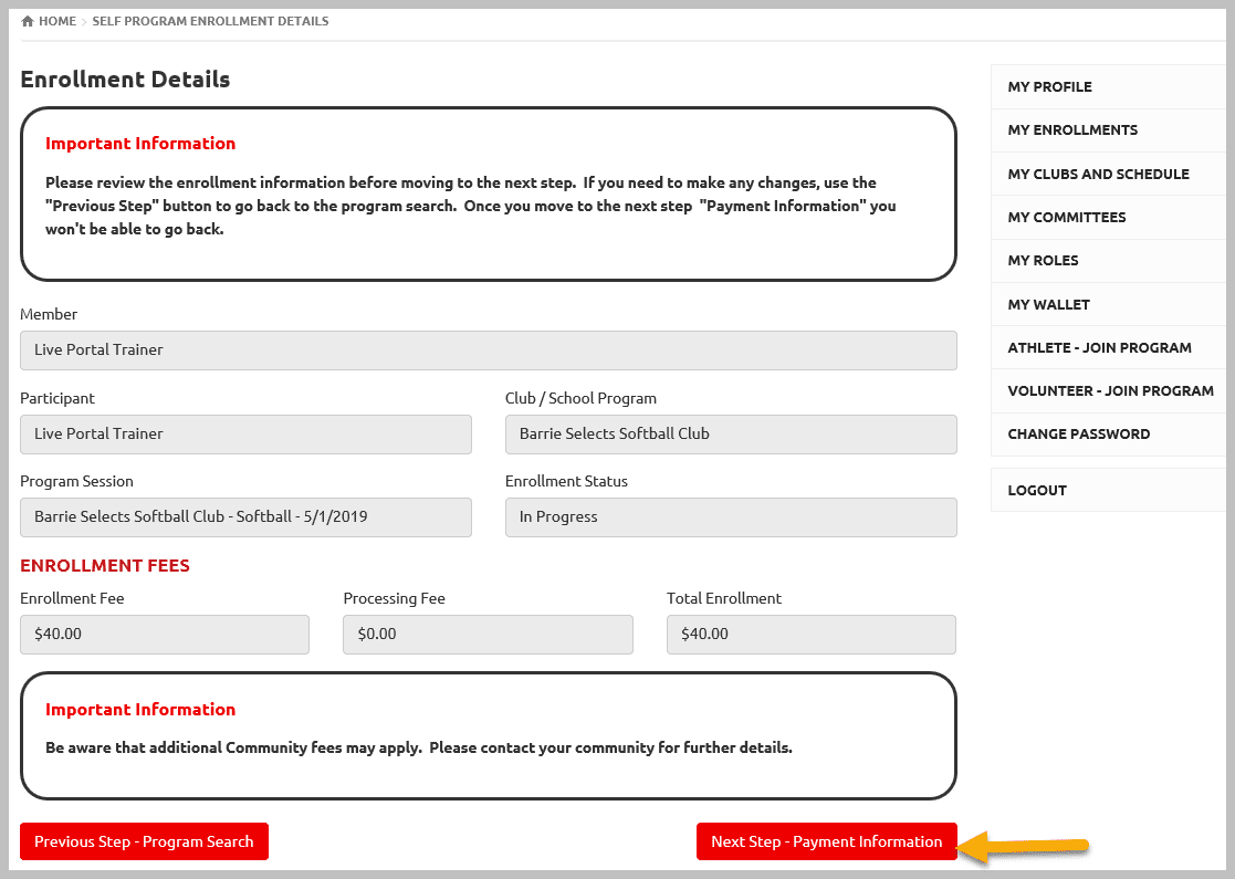 Athlete Join Program Page | Get Involved